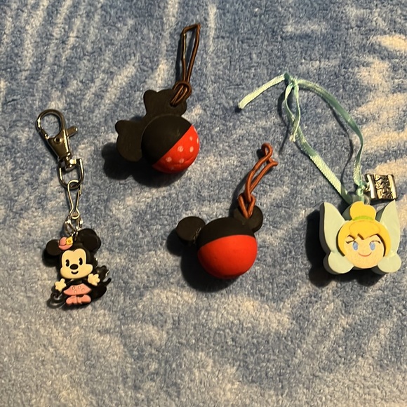 Accessories | Disney Keychains Mickey Minnie Tinkerbell | Poshmark